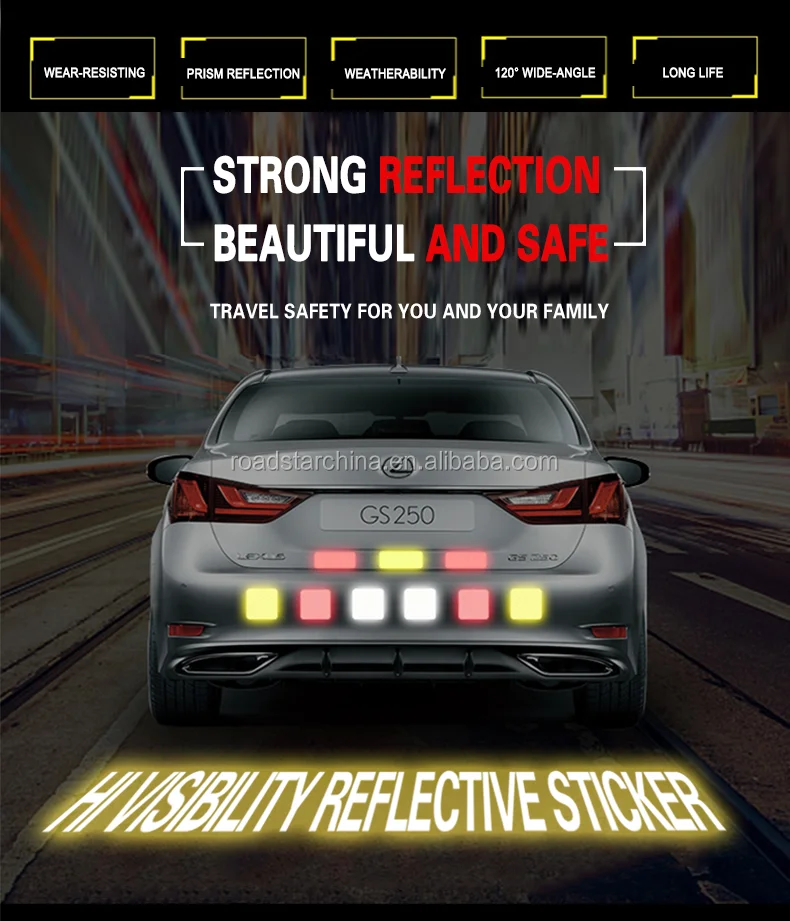 Enhance Night Visibility with Reflective Stickers for Motorcycles