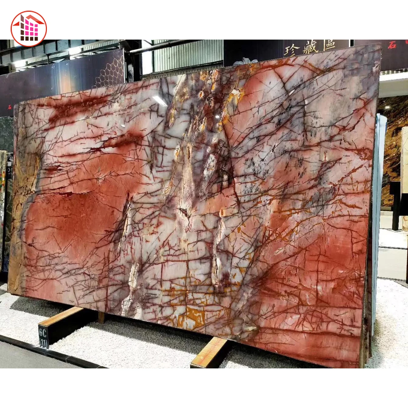Cosmopolitan Quartzite - Red Quartz Stone Slabs for Hotels