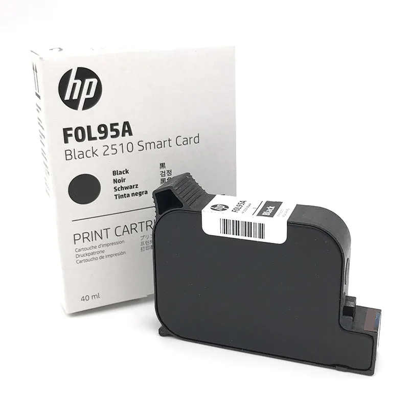 42ml Original F0195a/hp2510 Black Water Based Ink Cartridge Used In Tij ...