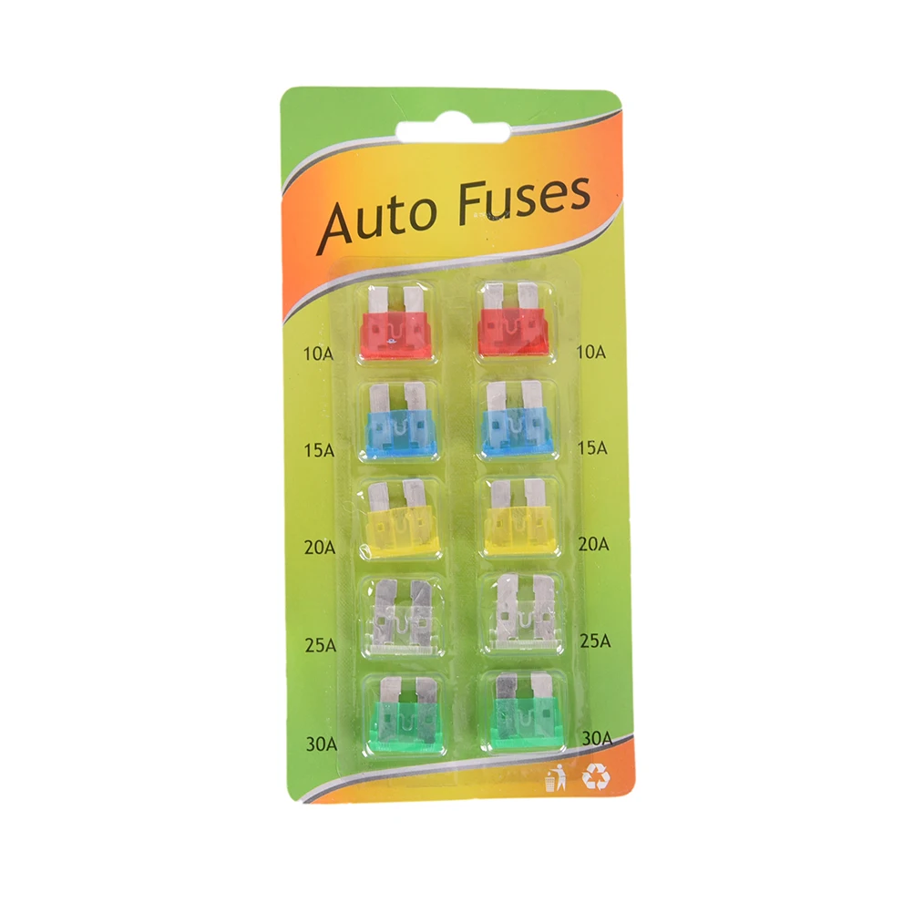 100pcs Medium Standard Car Fuses 2a 3a 5a 7.5a 10a 15a 20a 25a 30a 40a ...