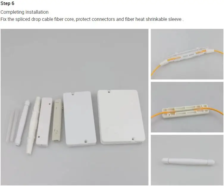 Fiber Drop Cable Joint Kits - FTTH Drop Splice Enclosure