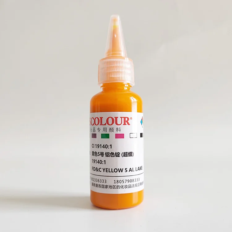Ci 19140:1 Fd&c Yellow 5 Al Lake Cosmetic Liquid Pigment - Buy Ci 19140 ...