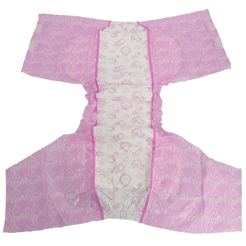 Custom All Printed Disposable Adult Baby Diapers - Newclears