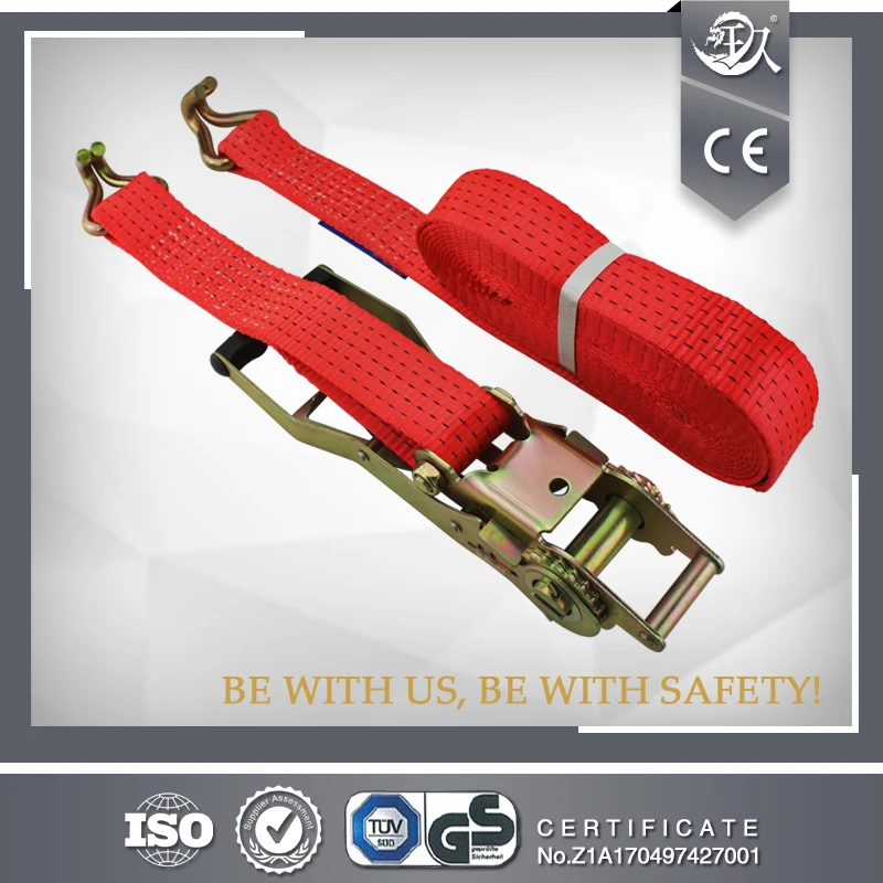 50MM 5000KG Cargo Control Tie Down Strap with Ergo Ratchet Buckle 2 ...