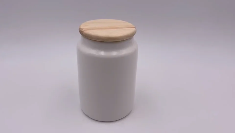 Small Size Sublimation Ceramic Storage Jar,Biscuits Jar - Buy Ceramic ...