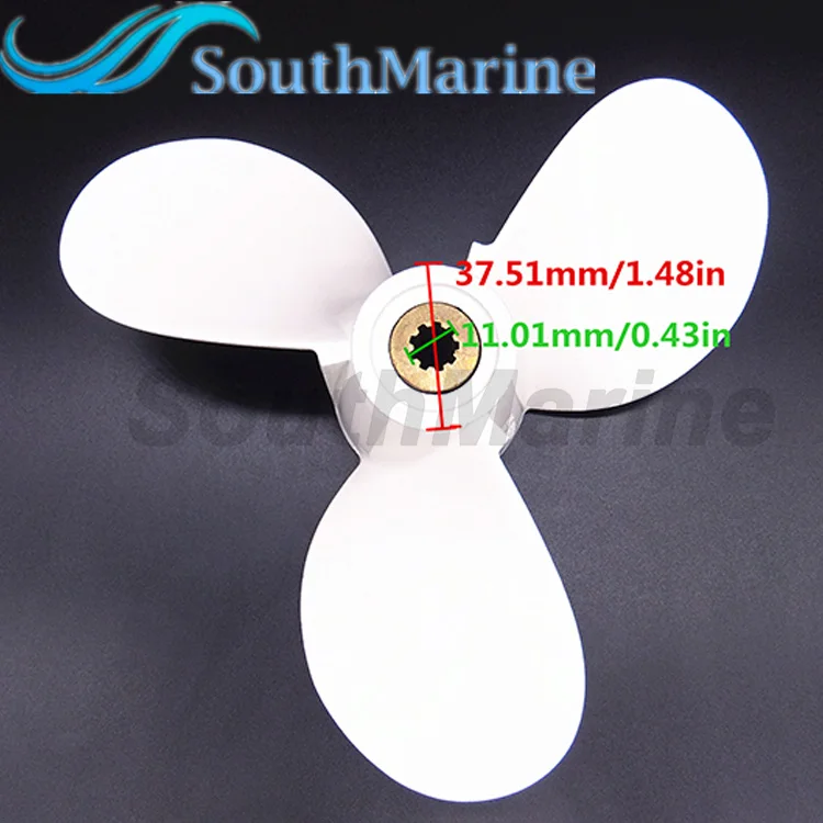 Boat Engines Aluminum Alloy Outboard Propeller 7 1/2x8-ba For Yamaha 5c ...