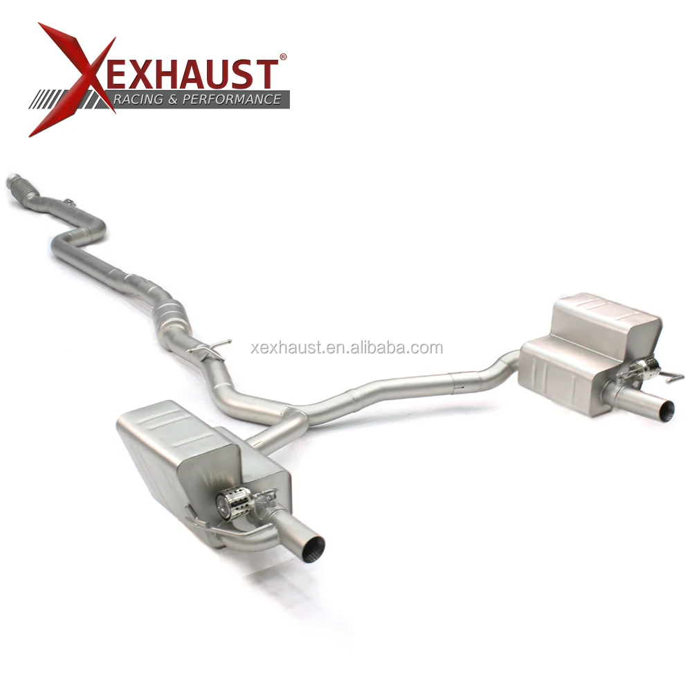 For Mercedes Benz W205 C200 C300 1.5t 1.6t 2.0t 2014-16 Catback Exhaust ...