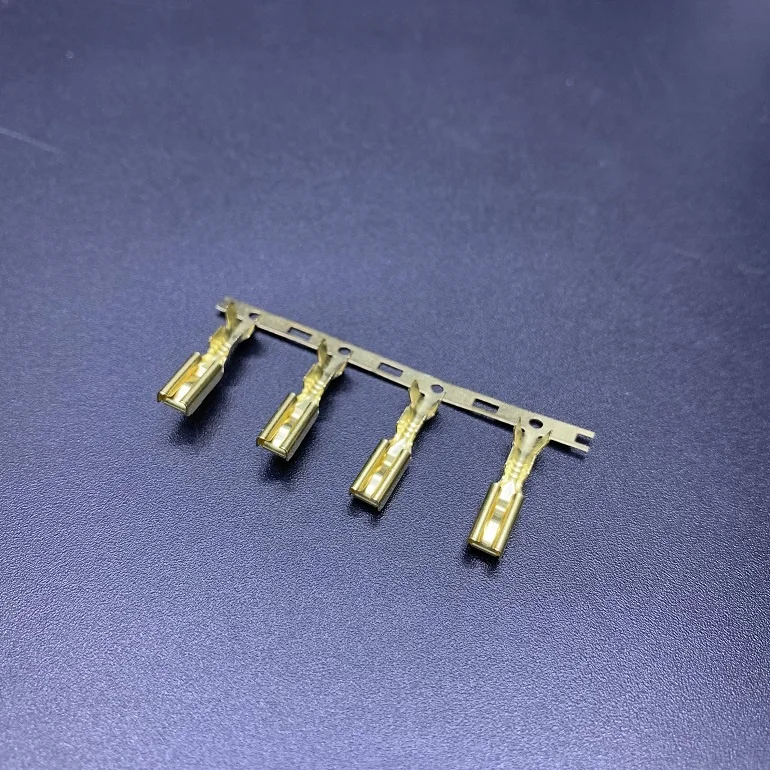 High Quality Brass 110 Terminal Male/female 110 Terminal For 2.8 Motorbike Connectors Dj611-2.8 ...
