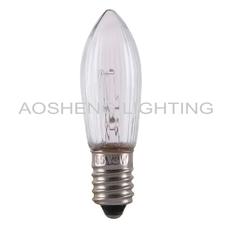 C6 LED Bridge Type Bulb - 8-55V 0.1-0.2W C6 LED Candle Bulb