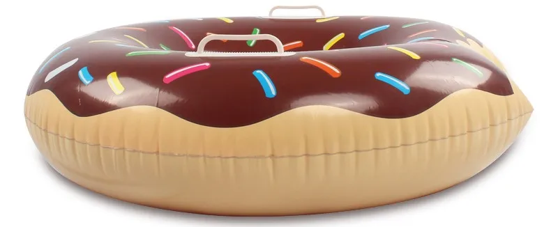 Wholesale Summer Beach Swimming Inflatable Chocolate Donuts With Bite ...