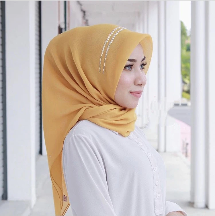 Customized Batto Leaf Design Malaysia Tudung Headscarf For Islam Girls ...