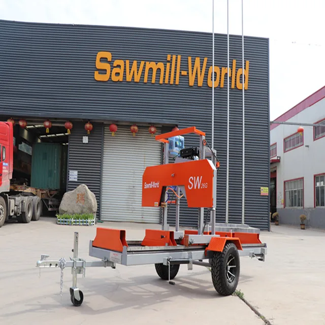 Diesel /electric Portable Horizontal Wood Band Sawmill - Buy Diesel ...