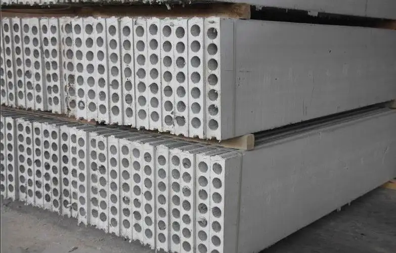 Building material precast concrete hollow core wall panel machine ...