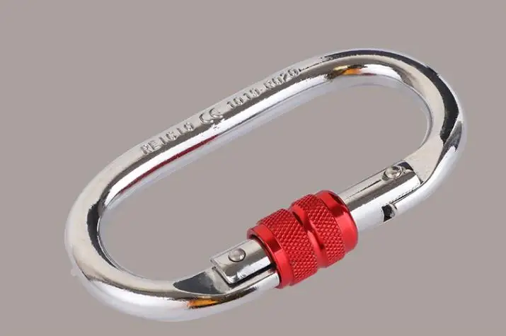 Custom 25KN Alloy Steel Safety Carabiner for General Industry