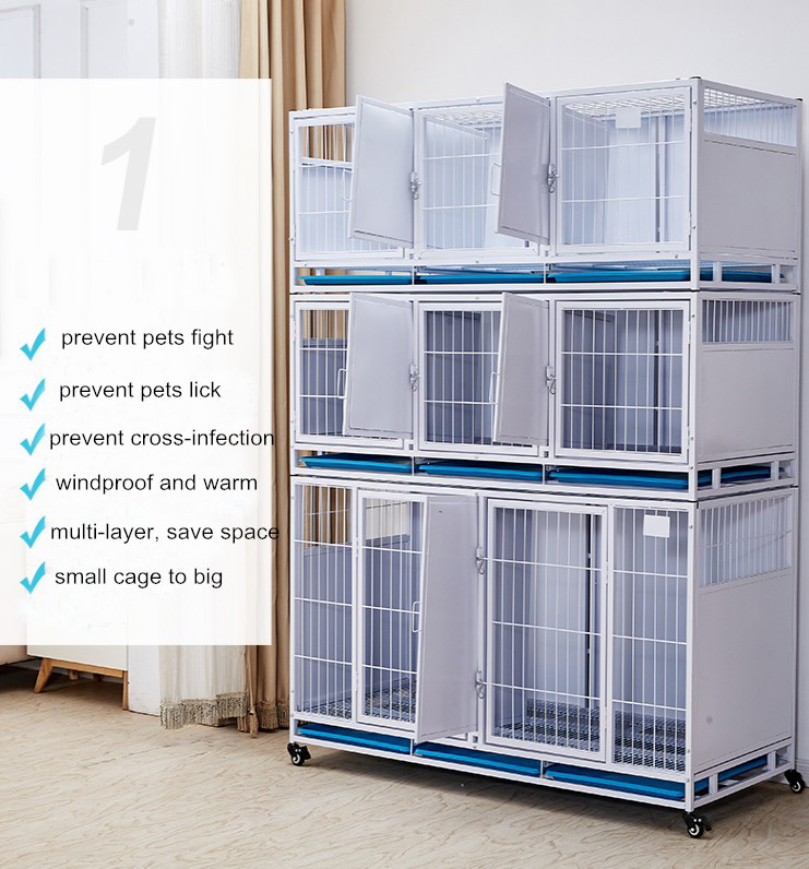 Multi Layer Double Door Stackable Dog Kennel Cages| Alibaba.com