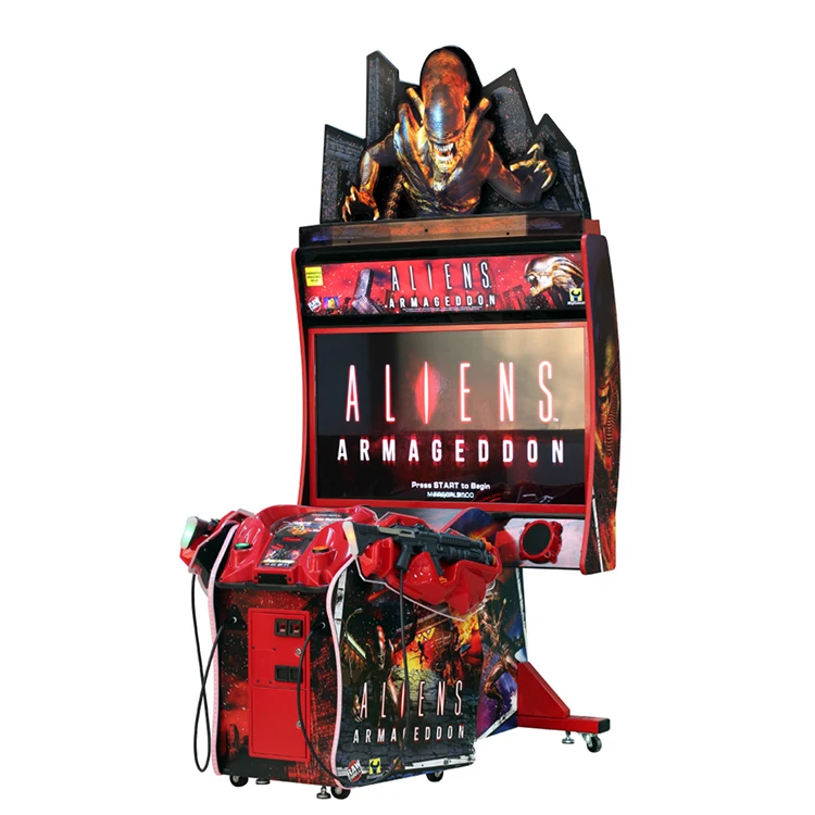 Aliens Armageddon Gun Shooting Game Machine - 55 Inch Arcade Simulator ...