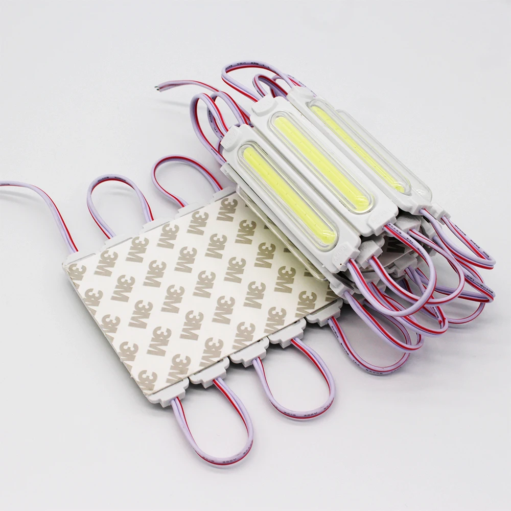 High Power Led Module Cob 2.4w 9emitters 12v Pvc Ip65 Clear Lens 8620 ...