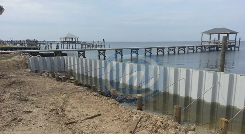 FRP Sheet Piling - Durable, Lightweight Waterproof Material