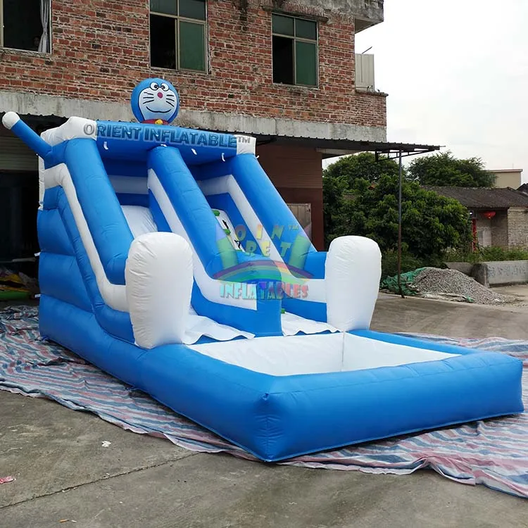 Orient Inflatables - Custom Cartoon Doraemon Water Pool Slide