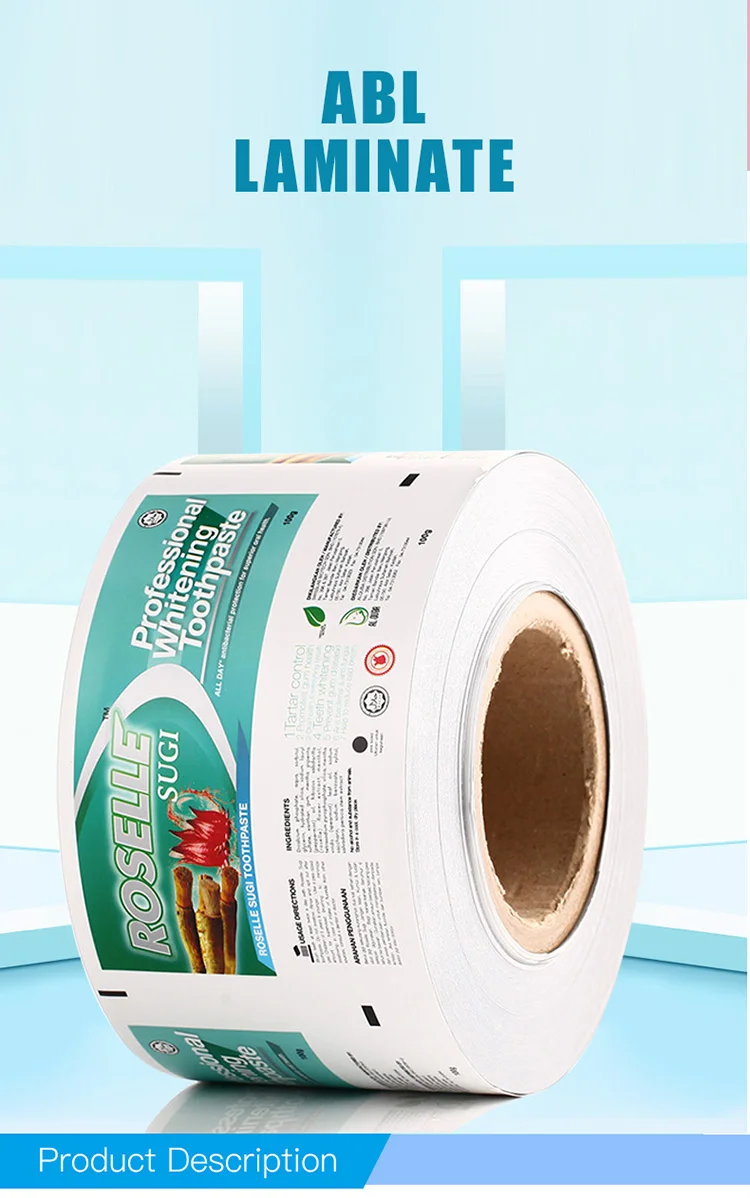 ABL/PBL Laminated Tube Web Raw Material - Custom Colors