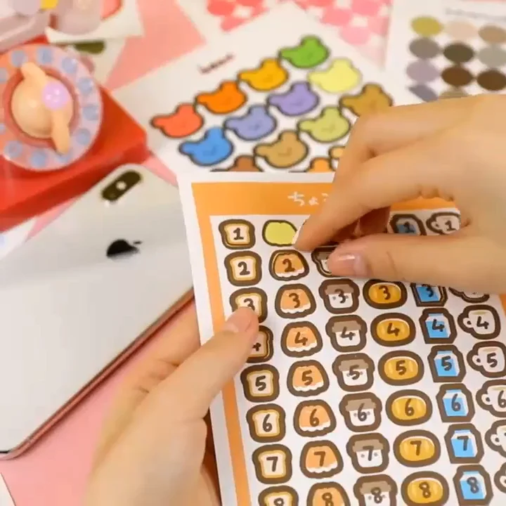 Customized Cute 3d Diy Decorative Stickers Colorful High Quality ...