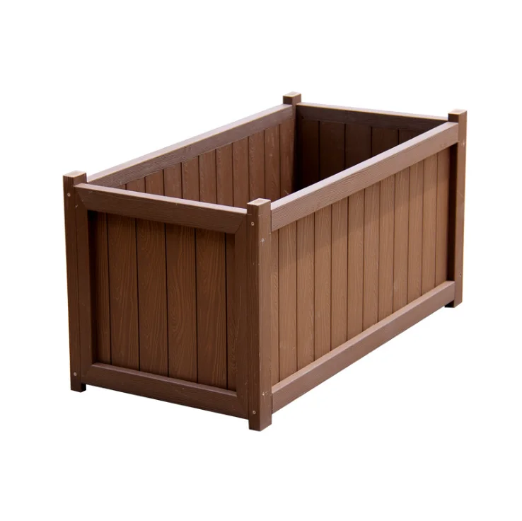 Natural Feeling Big Flower Pot Garden Wpc Flower Planter Box - Buy Most ...