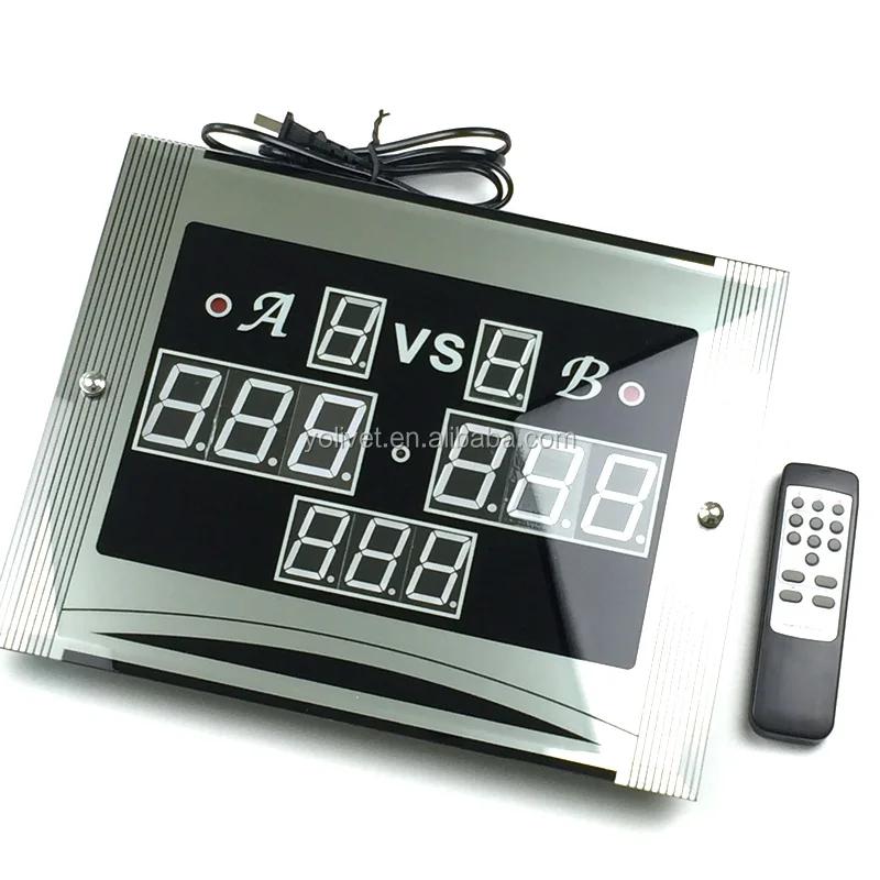 Xmlivet Snooker Table 147 Electronic Scoreboard - Wireless Control