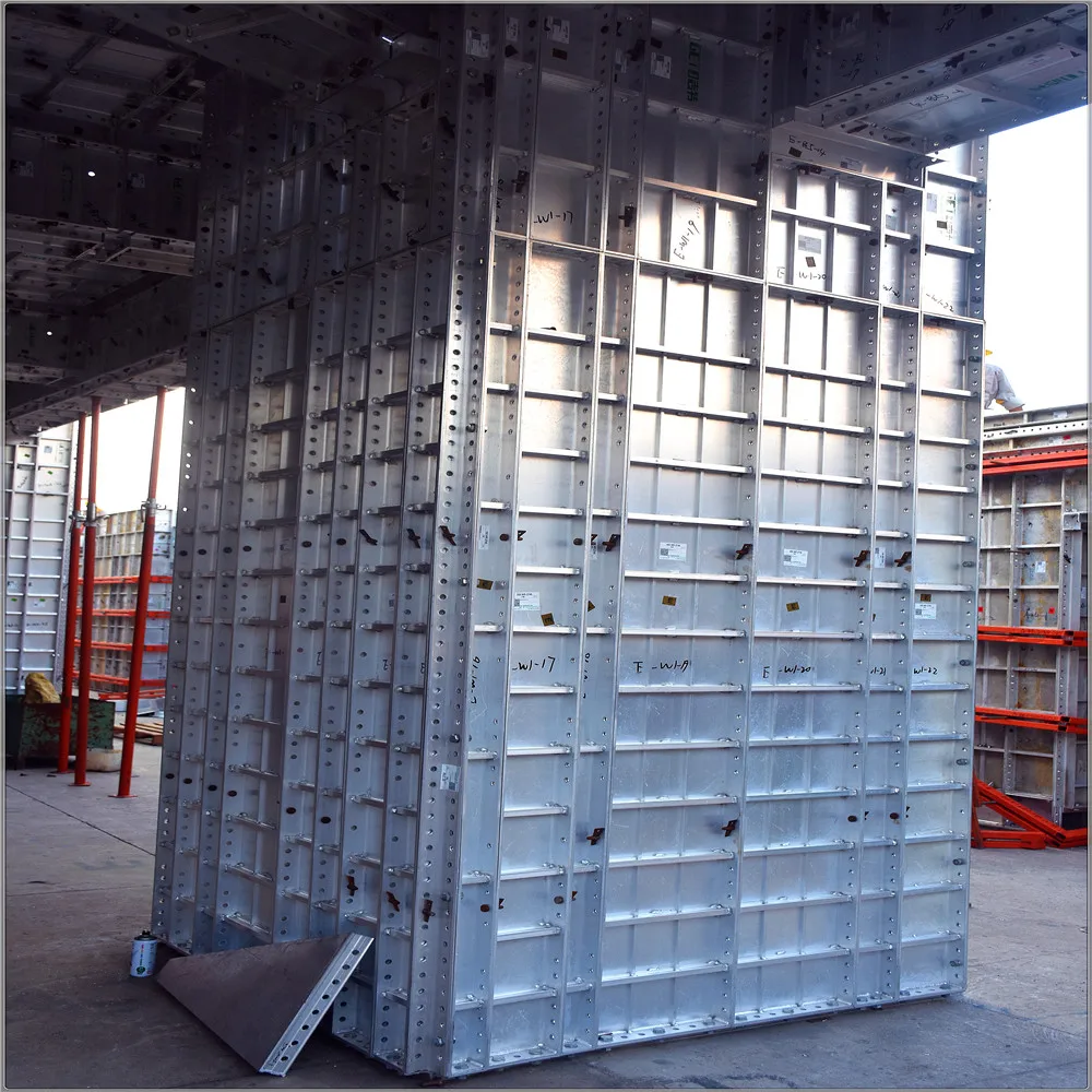 Konstruksi Panel Alumunium Lempengan Formwork/plantila De Aluminio ...