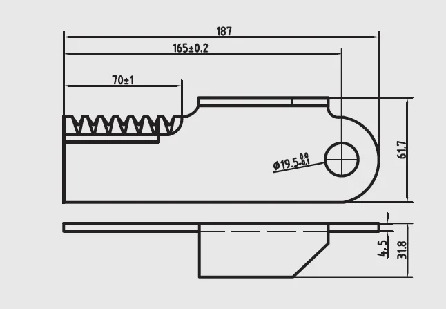 Straw Chopper Blade Cutting Blade Kit for Agricultural Machinery
