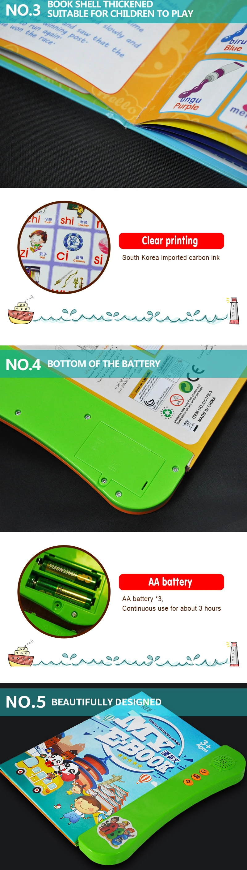 Custom Sound Audio Book For Kids In Kindergarten - Buy Custom Sound ...