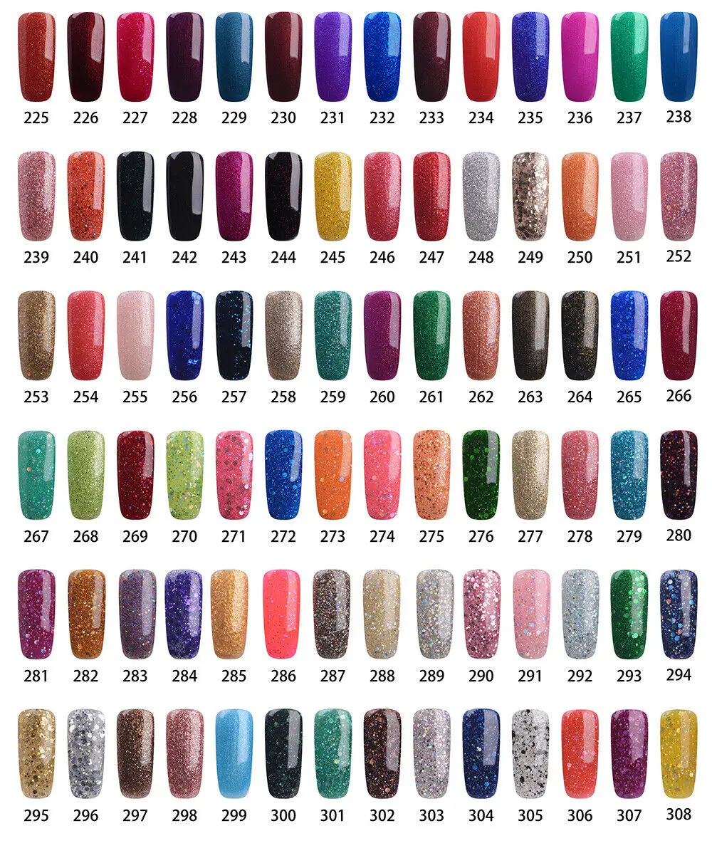 Rs Nail 3 Step Gel Kit Nail Art Start Set Soak Off Gel Polish+base Gel ...