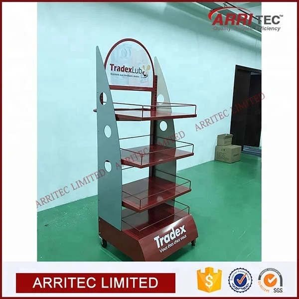 Engine Oil Rack - Adjustable Shelving for Display & Storage