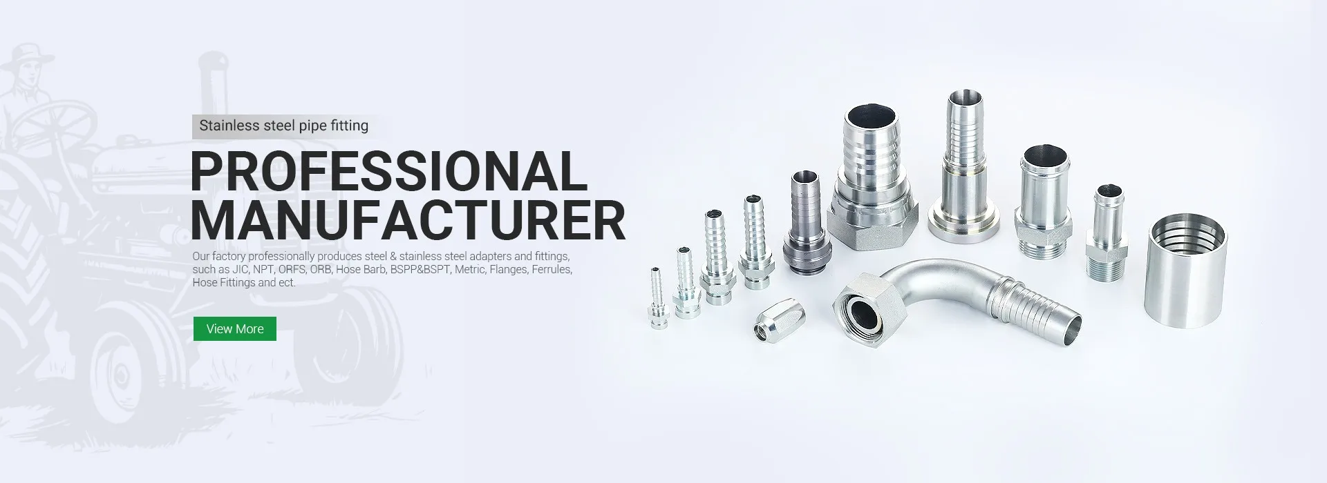 Taizhou Qingheng Machinery Co., Ltd. - Pipe Fittings, Hydraulic Parts