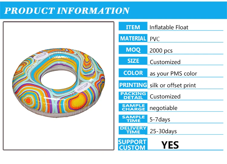 Factory Customized Transparent Vinyl Inflatable Swirls Swimming Tube ...