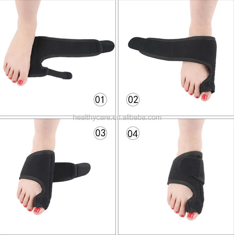 Footcare Big Toe Splint Straightener Pain Relief Toe Protector Toe ...