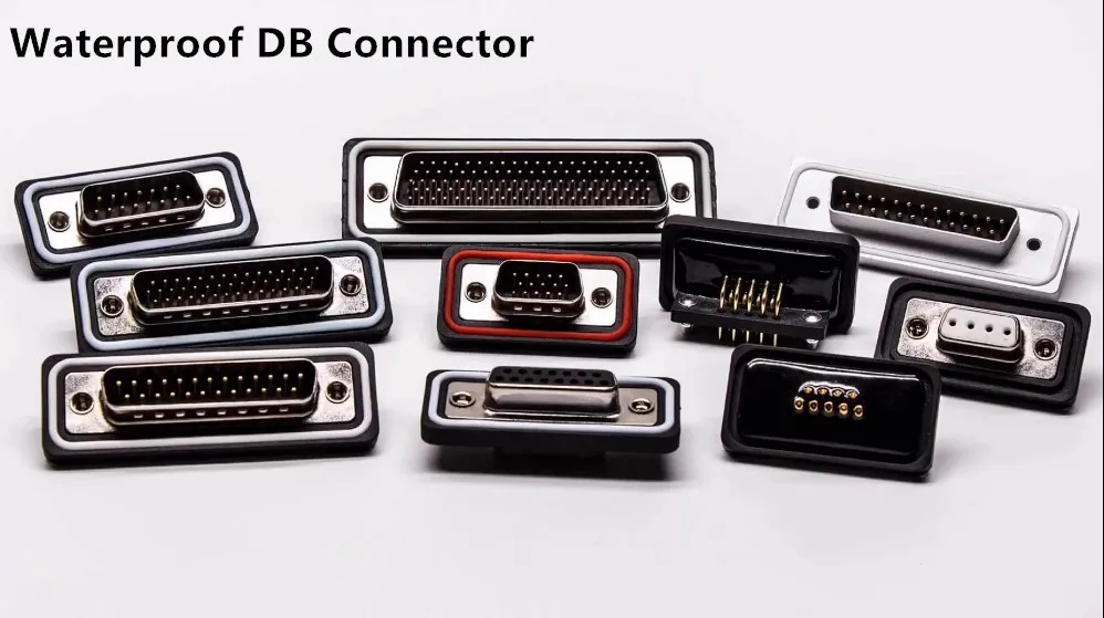 Waterproof D-sub Mixed Contact Connectors Right Angle Power-d 13w3 ...