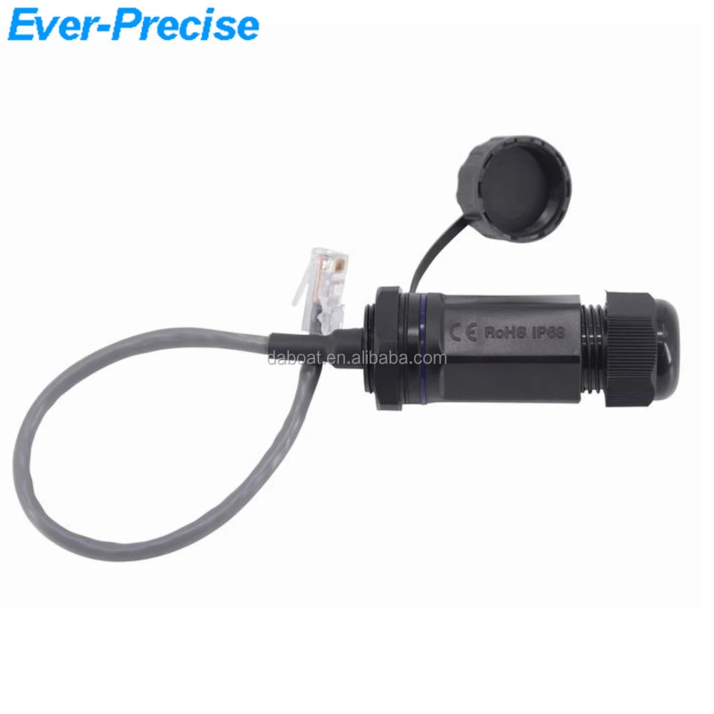 RJ45 Waterproof Connector - M25 Panel Mount Ethernet Cable Gland