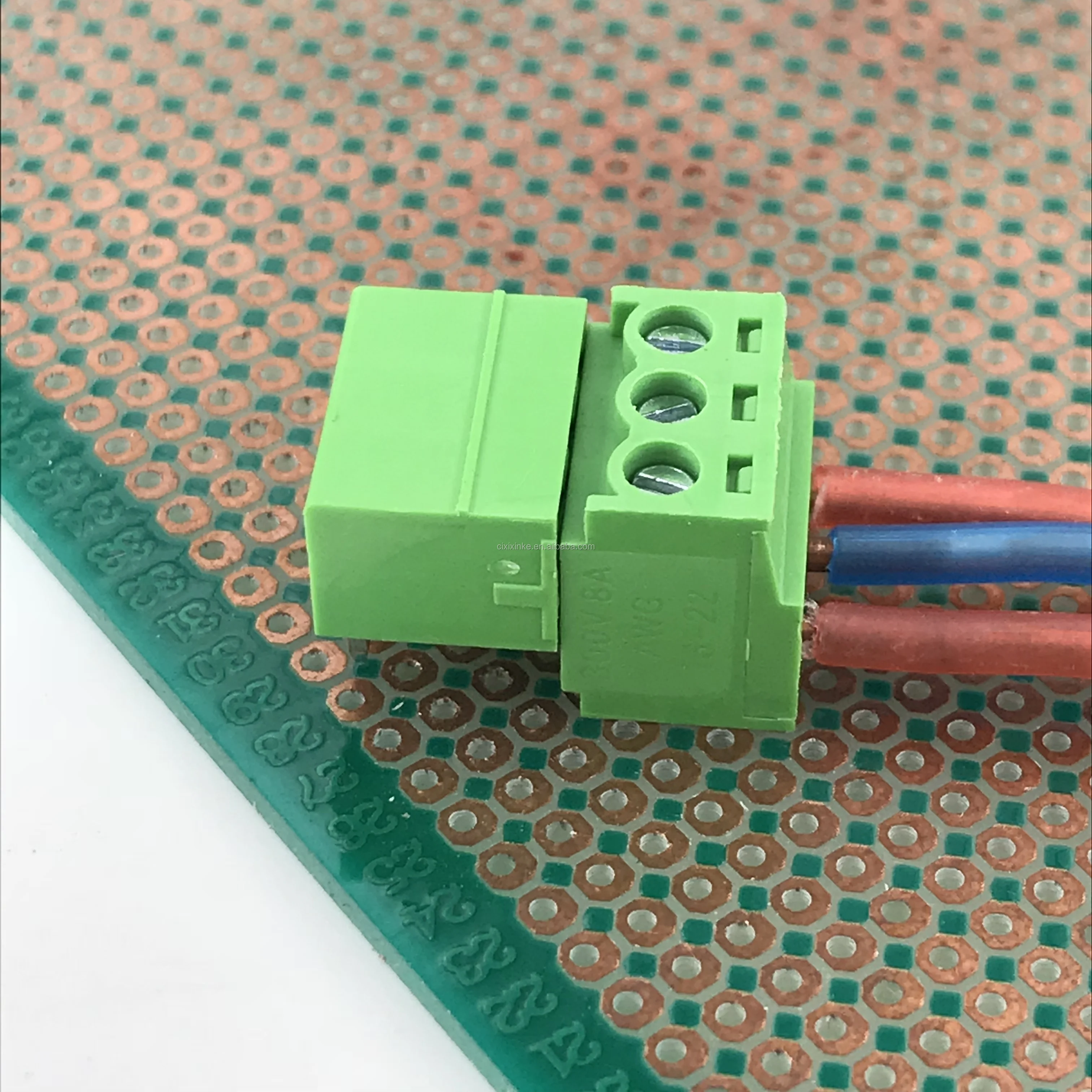 3.5mm Pitch Pcb Mount 3 Way Contact Terminal Block Male And Female ...
