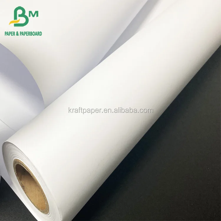 Cad System 45gsm 60gsm 80gsm Inkjet Bond Plotter Paper For Garment ...