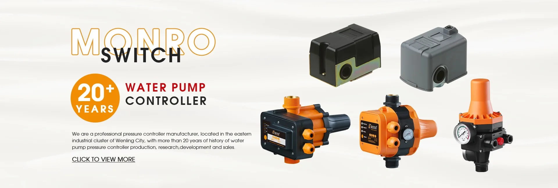 Zhejiang Monro M&E Co., Ltd. - Automatic Pump Control