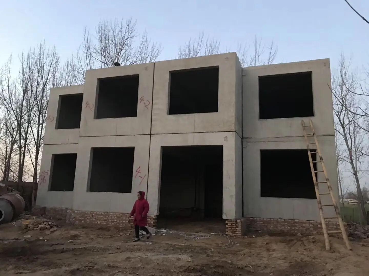 Anti-knock Prefab Concrete House Making Machine,Equipment For ...