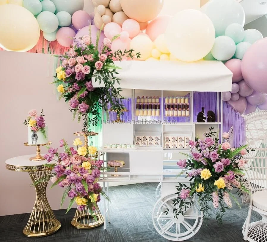 A&C Metal Candy Cart Display - Perfect for Weddings & Events