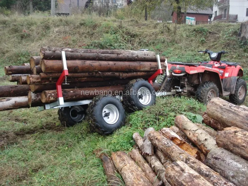 Atv Wood Log Loader Trailer With Crane - Buy Atv Wood Log Loader ...