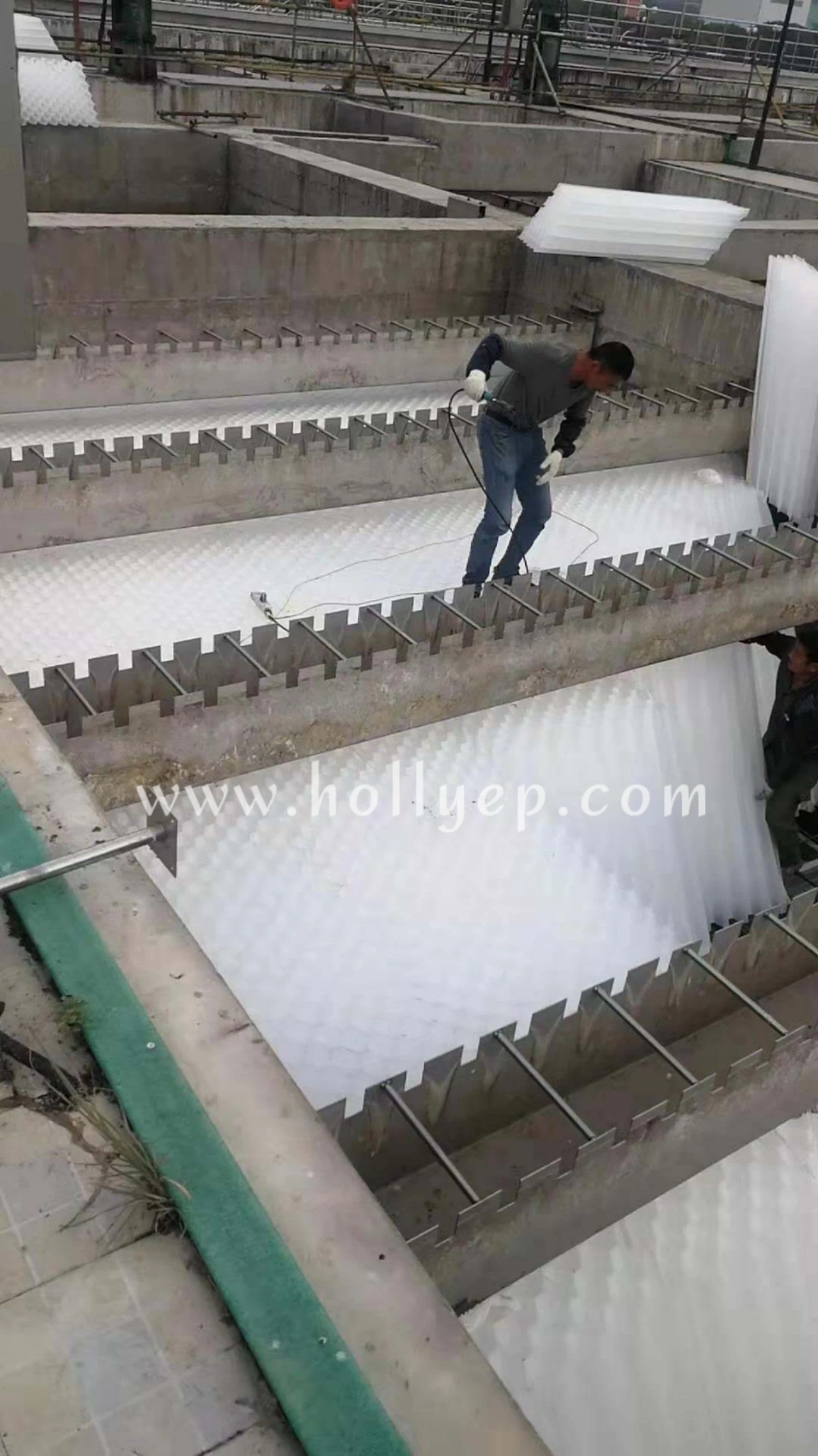 Waste Water Treatment - Lamella Clarifier Packing Tube Settler PP PVC FRP