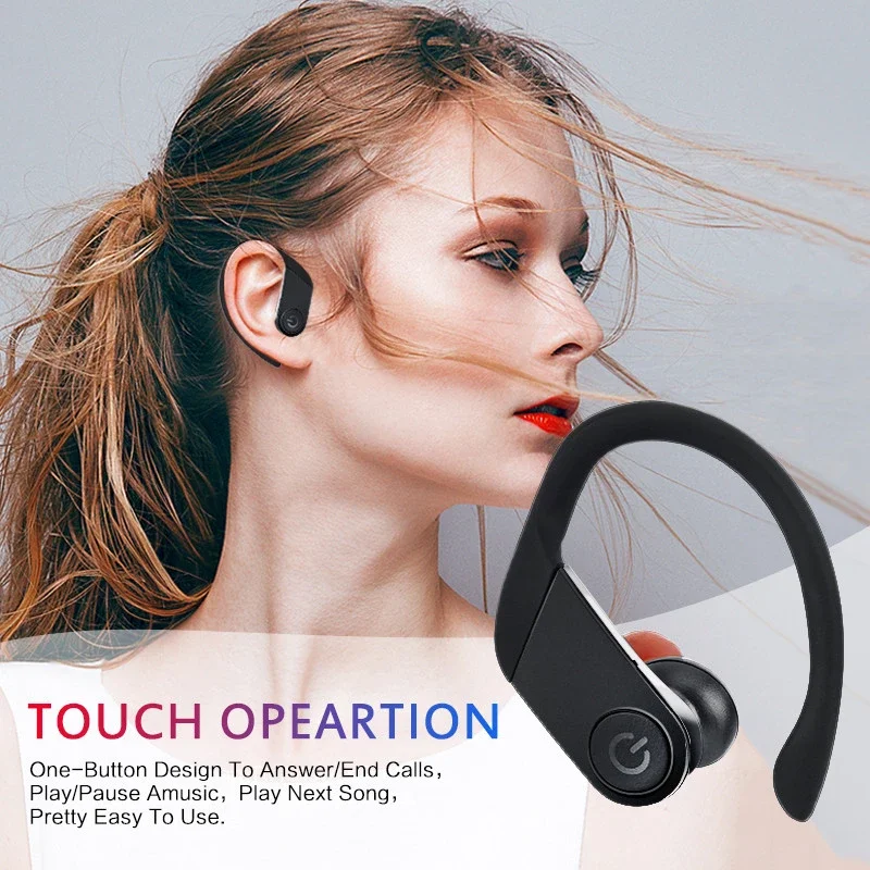 Customized Logo Single Ear Earphone Noise Cancelling Office Trucker ...