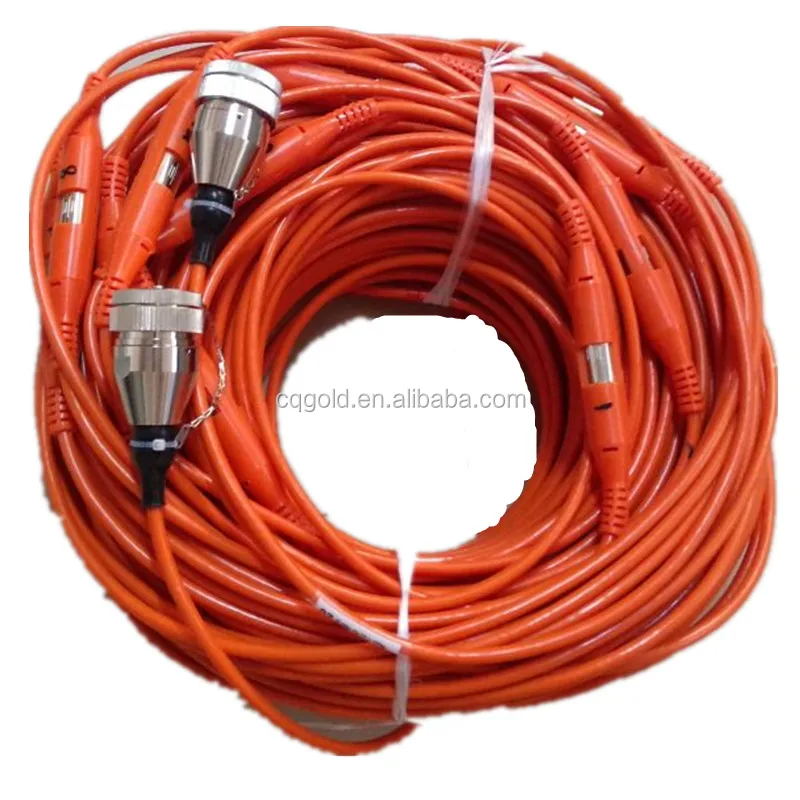 12channels And 24channels Seismic Survey Cable Geophone Seismic Cable ...