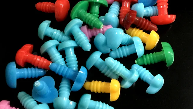 Plastic Triangle Nose And Eyes For Sewing Crafting Buttons For Bear ...