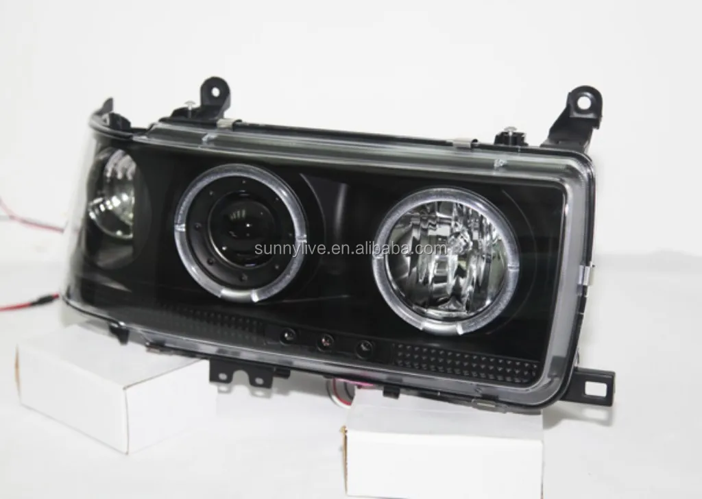 Prado 4500 LC80 FJ80 LED Angel Eyes Headlight 1990-1997