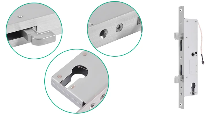 2-point Double Hook Sliding Door Lock - Secure & Durable