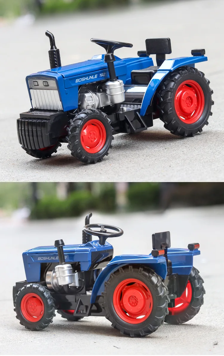 Simulate 1:32 Farm Tractors Sound and Light Door Opening